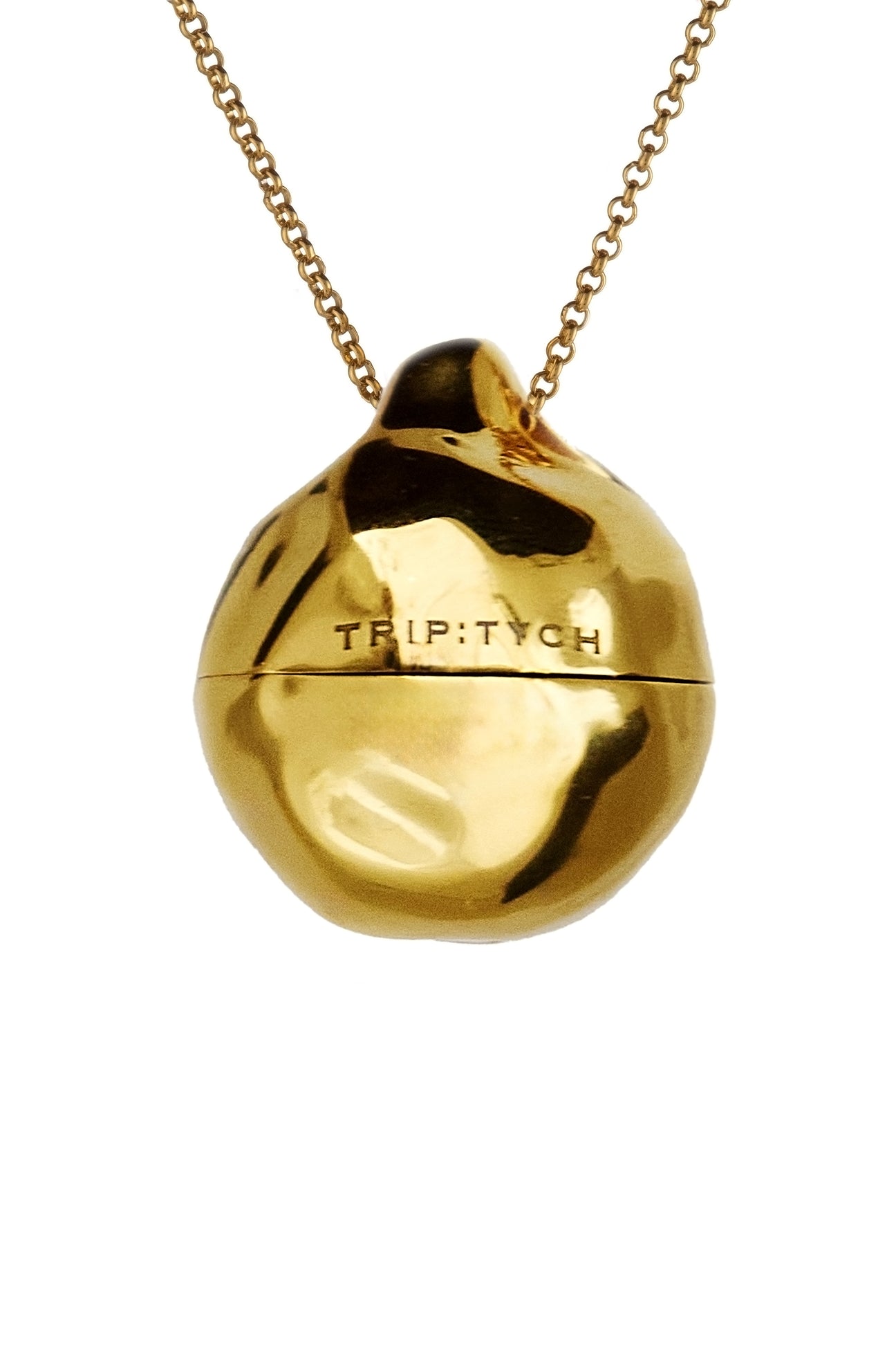 Solid perfume jewellery BERGAMOT Brass Gilding – TRIP:TYCH